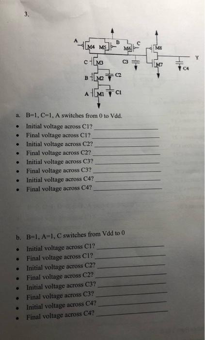 Solved Use the Elmore delay model to estimate the fall delay | Chegg.com