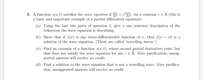 Solved A string is stretched between two posts with the | Chegg.com