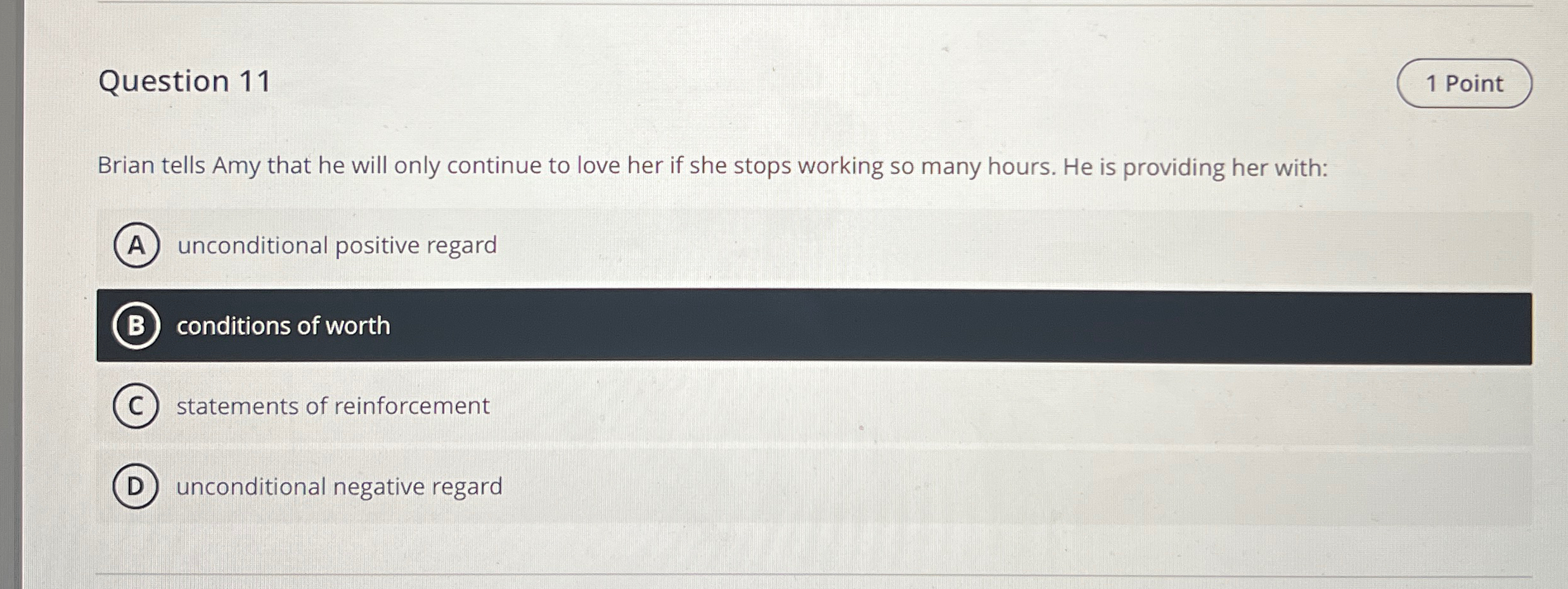 Solved Question 111 ﻿PointBrian tells Amy that he will only | Chegg.com