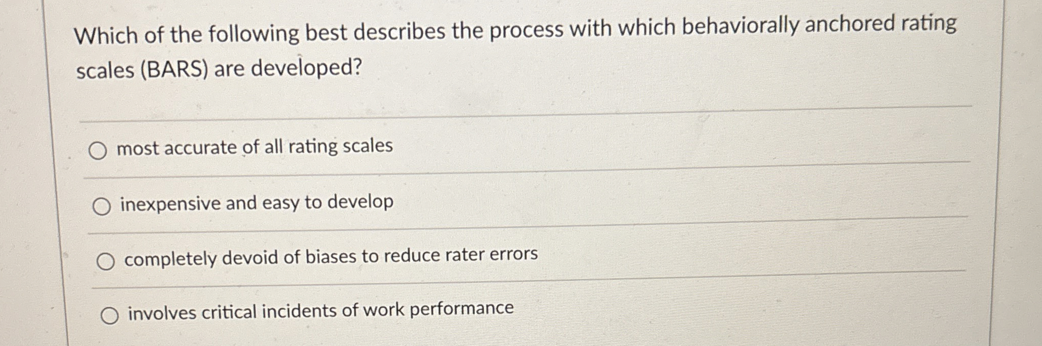 Solved Which of the following best describes the process | Chegg.com