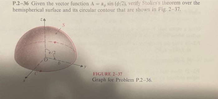 Solved P.2-39 Given a vector function | Chegg.com