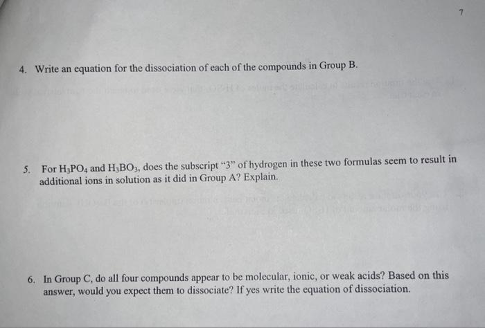 Solved H3BO3, and 0.05MHCl. Repeat the Step 4 procedure. 5. | Chegg.com