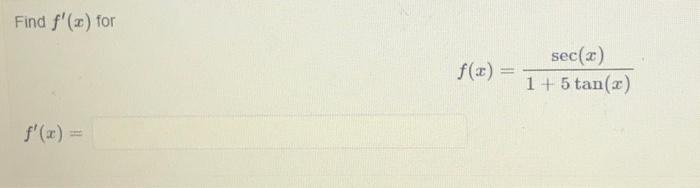 Solved f(x)=x+x3x The derivative function is given by | Chegg.com