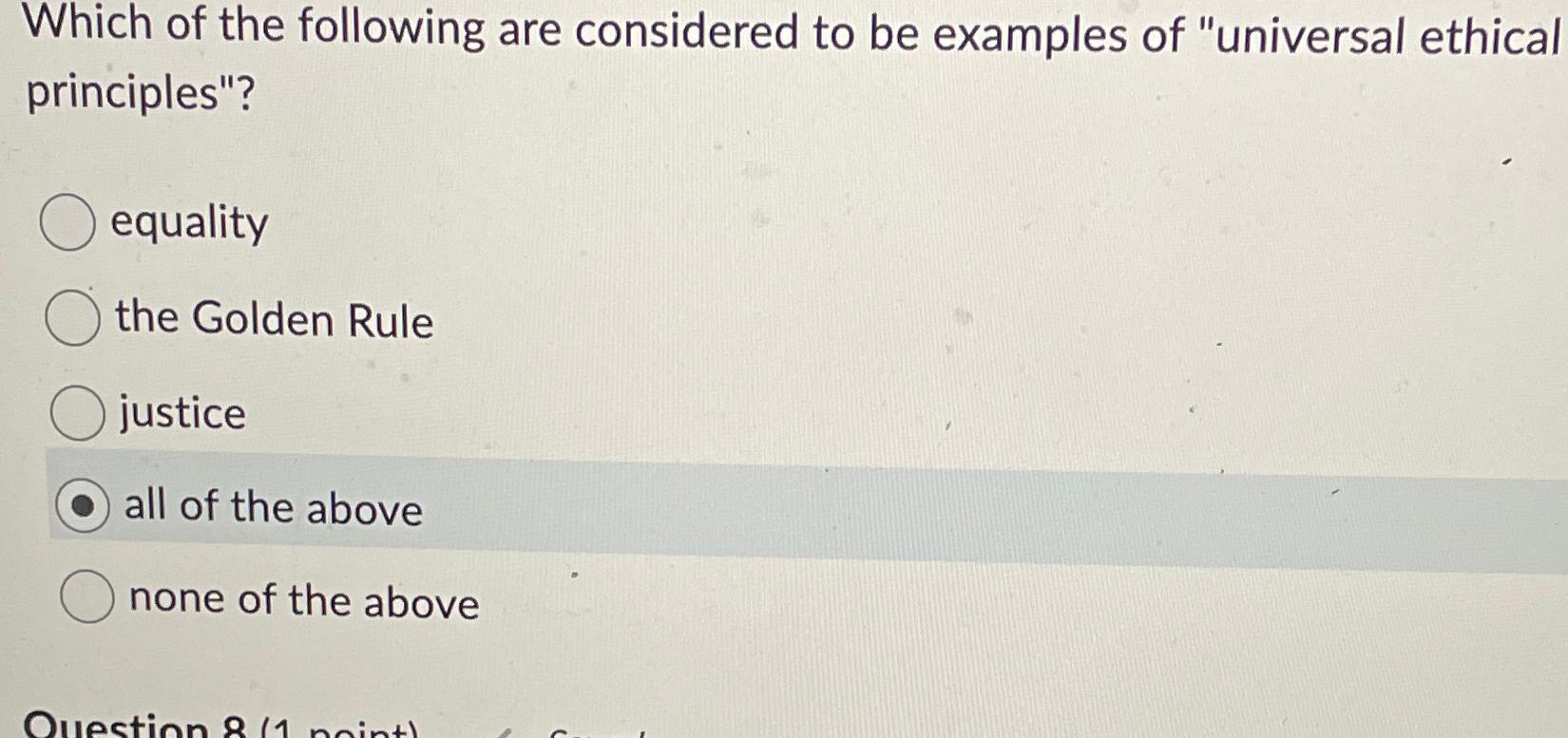 Solved Which of the following are considered to be examples | Chegg.com