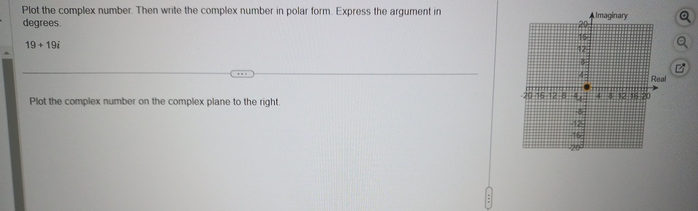 Solved Plot the complex number. Then write the complex | Chegg.com