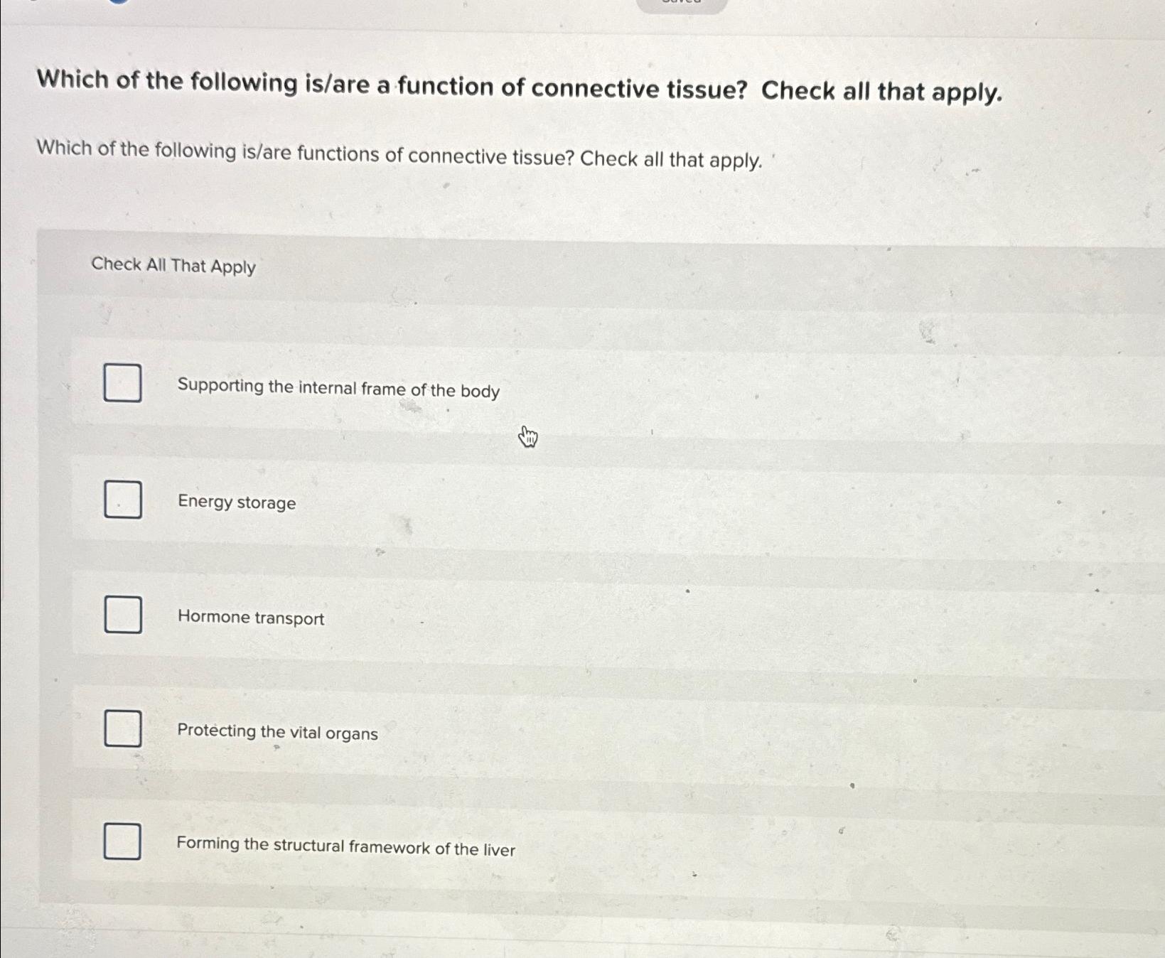 Solved Which of the following is/are a function of | Chegg.com