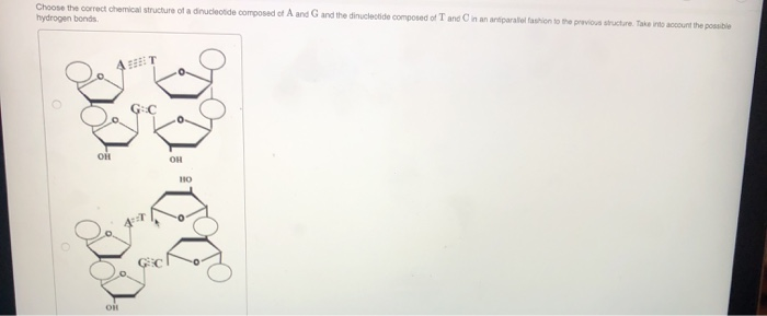 Solved choose rhe correct chemical structure of a | Chegg.com