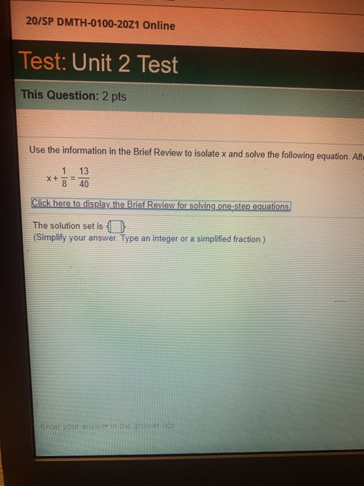 Solved 20/SP DMTH-0100-2021 Online Test: Unit 2 Test This | Chegg.com