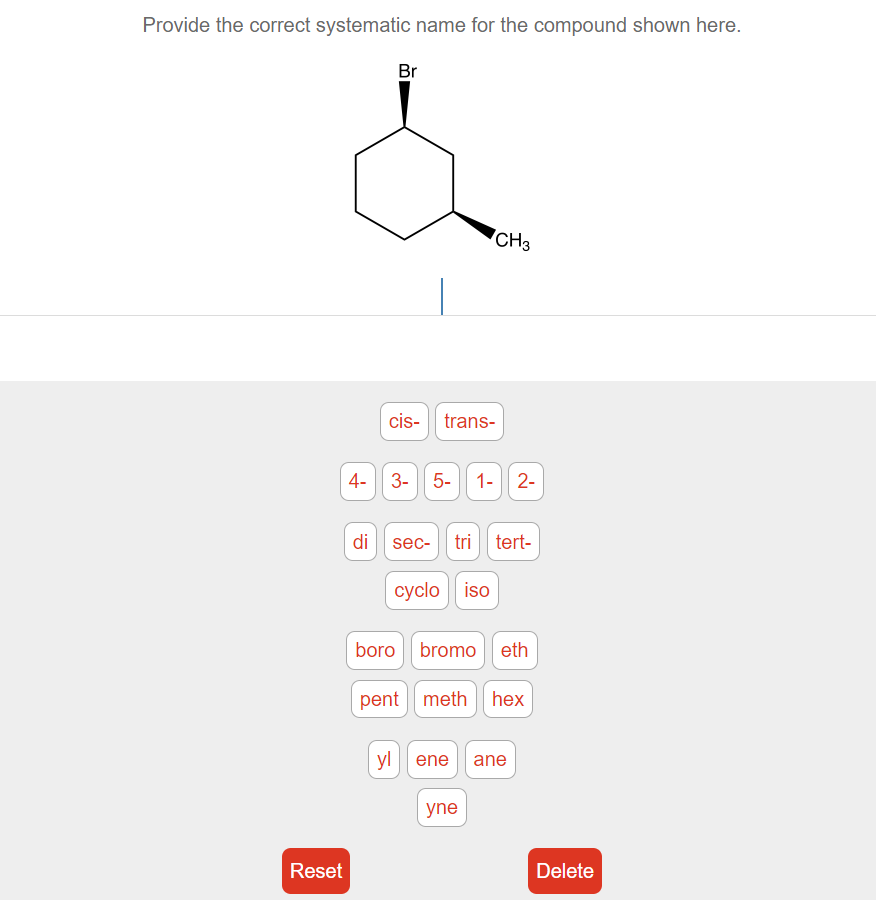 Solved Provide the correct systematic name for the compound | Chegg.com