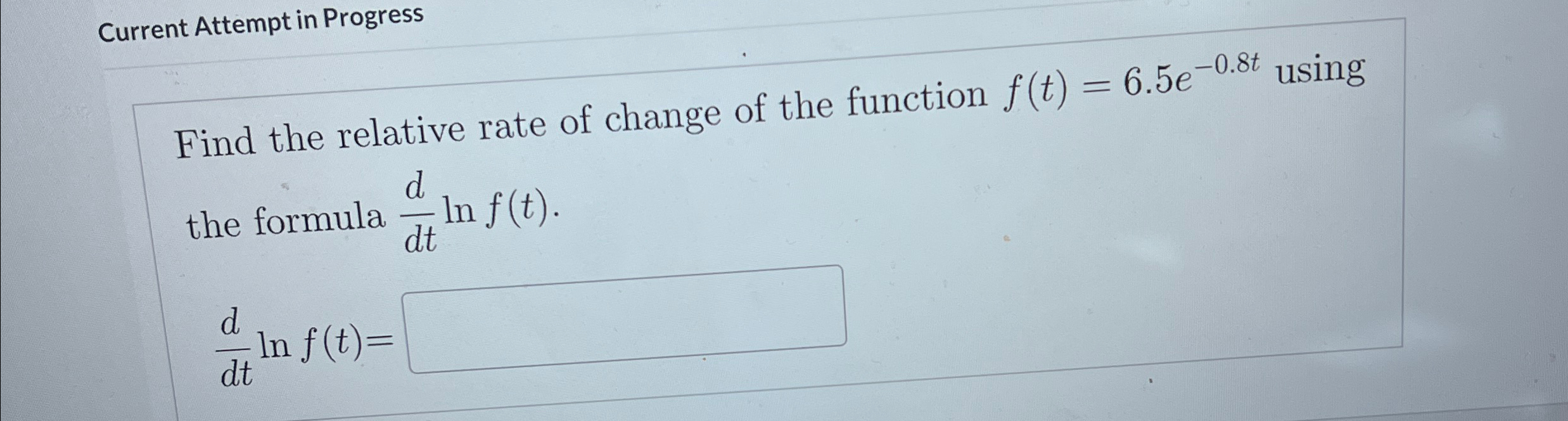 Solved Current Attempt in ProgressFind the relative rate of | Chegg.com