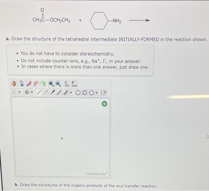 Solved 11 CH3C-OCH CH3 -NH2 a. Draw the structure of the | Chegg.com