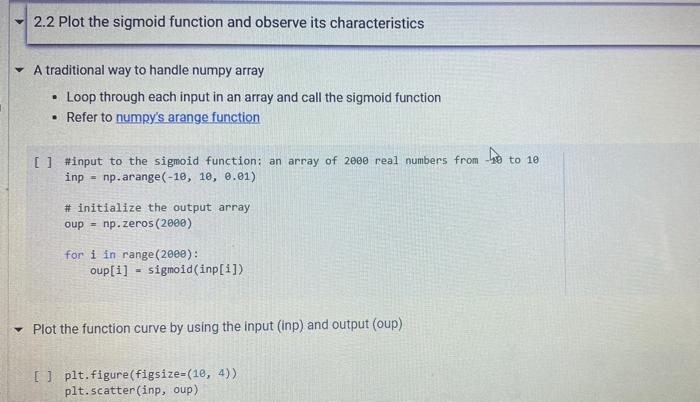 Solved 2- Sigmoid Function The sigmoid function is a very | Chegg.com