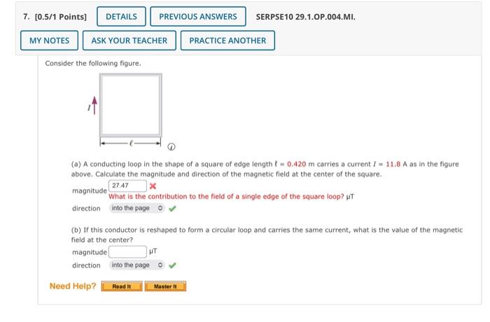 Solved Consider the following figure. (a) A conducting loop | Chegg.com