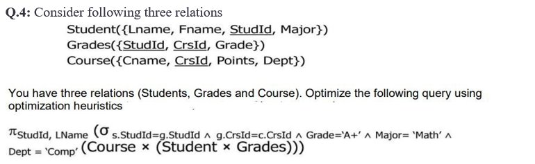 Solved Consider following three | Chegg.com