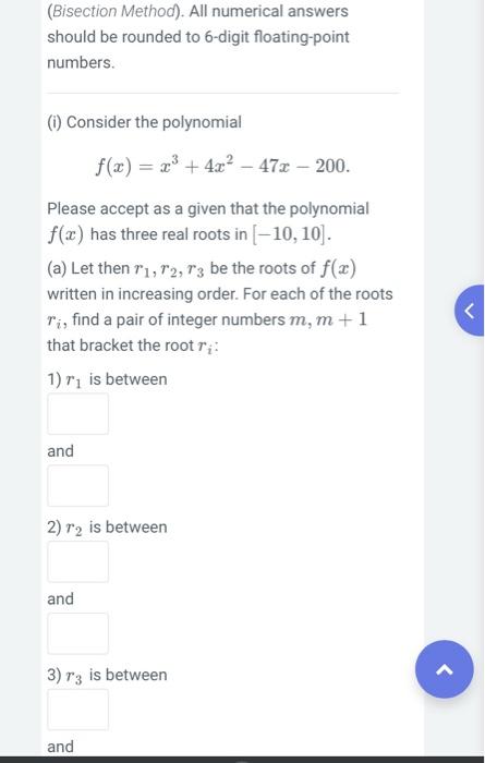 Solved (Horner's Method). Use Horner's method to evaluate | Chegg.com