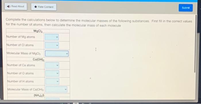 Solved Read Aloud Rate Content Sutra Complete the | Chegg.com