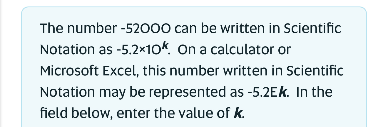 Solved The number -52000 ﻿can be written in | Chegg.com