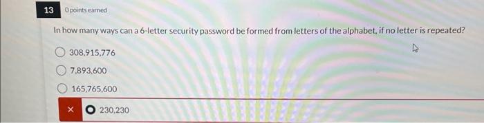 Solved In how many ways can a 6-letter security password be | Chegg.com