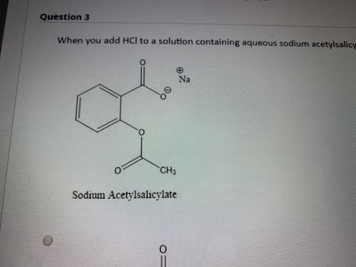 Solved Question 3 When you add HCl to a solution containing | Chegg.com