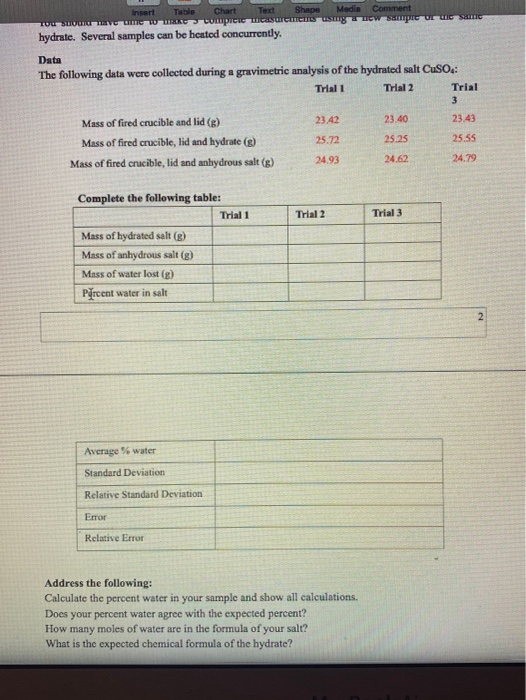 Solved Insert Table Chart Text Shape Media Comment тоа што | Chegg.com