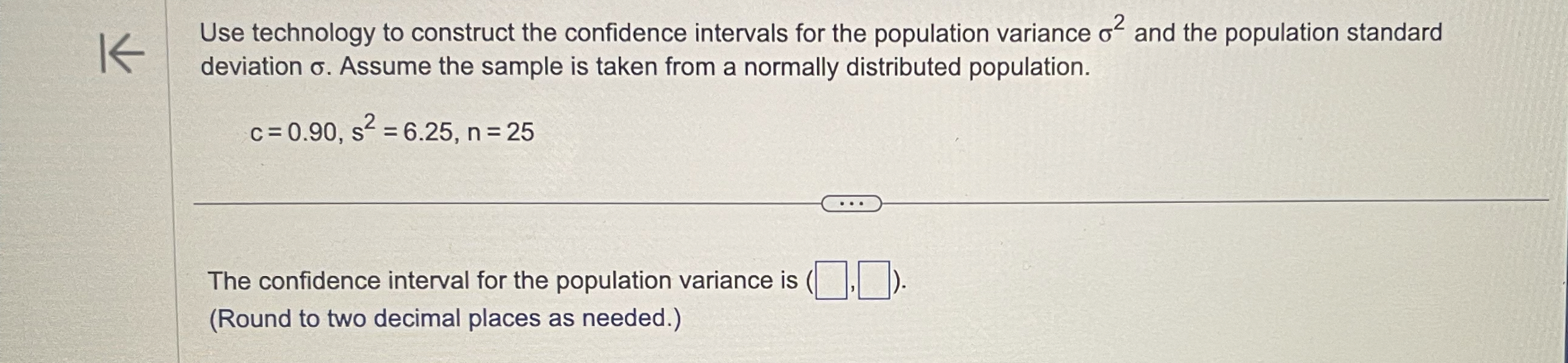 Solved Use technology to construct the confidence intervals | Chegg.com