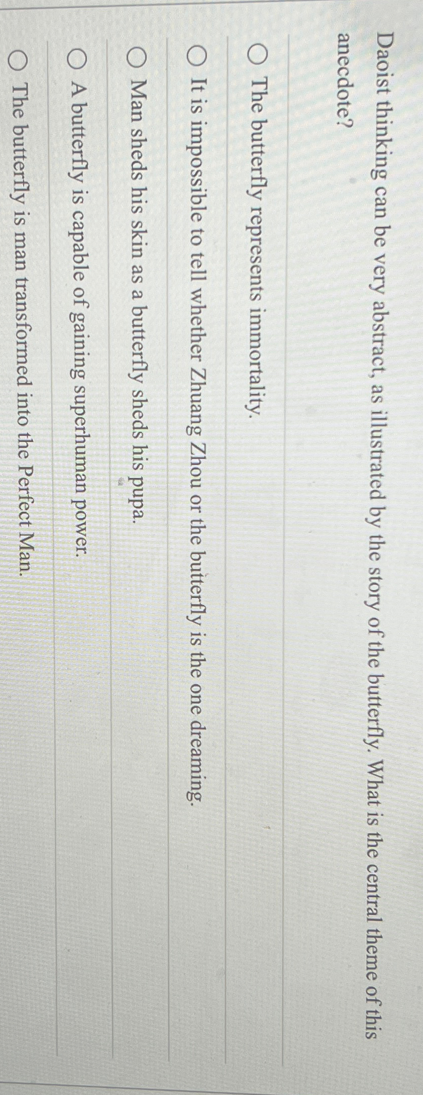 Solved Daoist thinking can be very abstract, ﻿as illustrated | Chegg.com