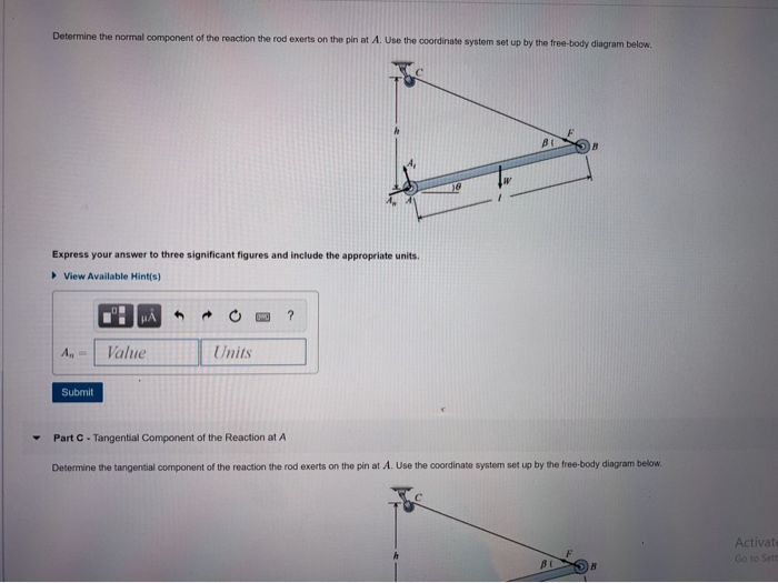 Solved a FIxed AXIS Learning Goal: To apply the equations of | Chegg.com