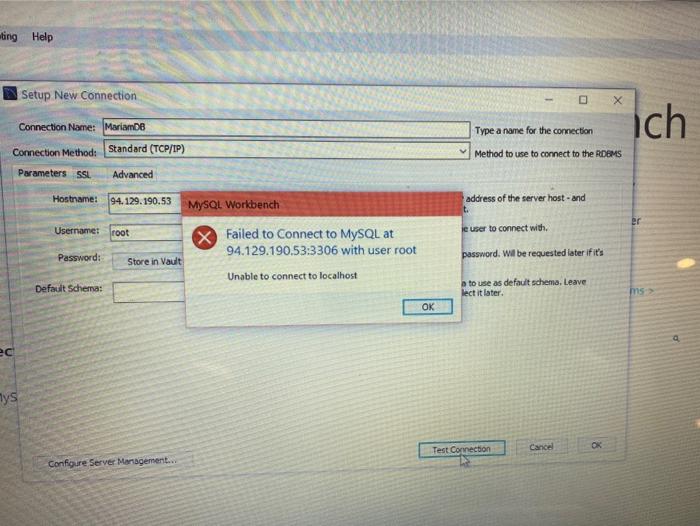 Solved URGENThow can i connect my database in MySql | Chegg.com