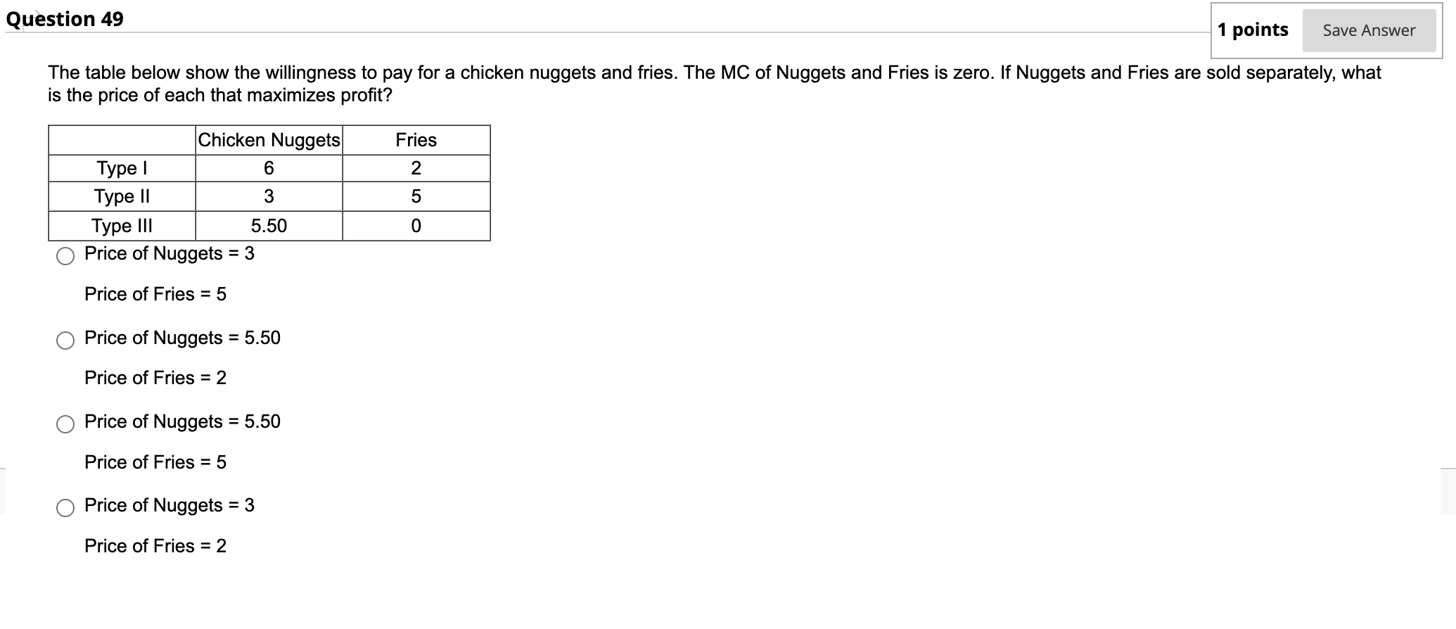Solved Question 49The table below show the willingness to | Chegg.com