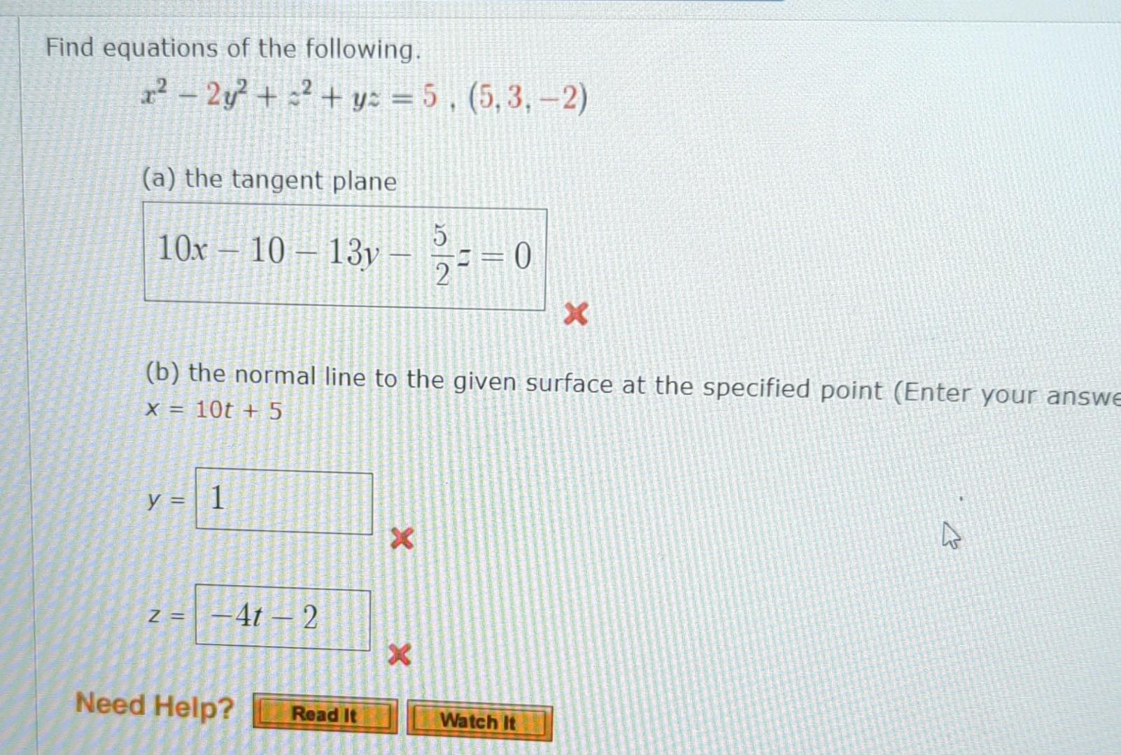 Solved Find equations of the following. | Chegg.com