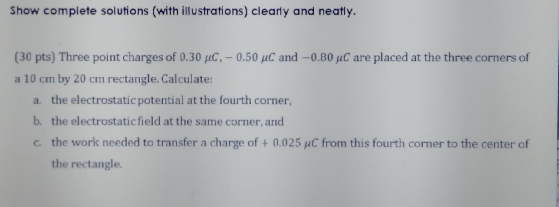 Solved Show complete solutions (with illustrations) clearly | Chegg.com