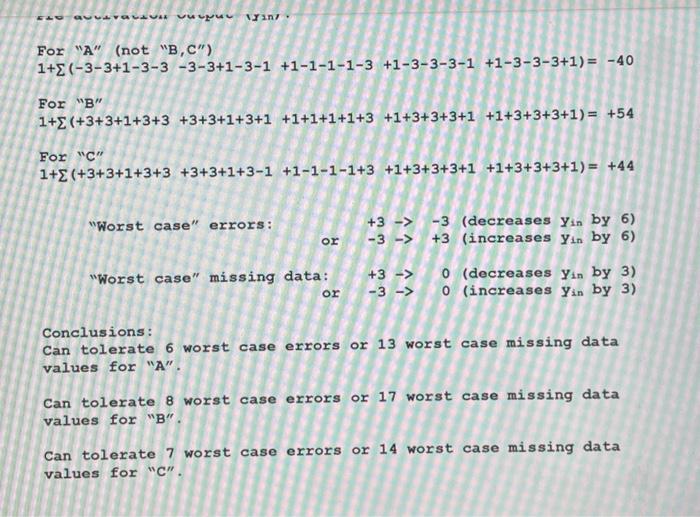 2.3 Consider character recognition using the Hebb | Chegg.com