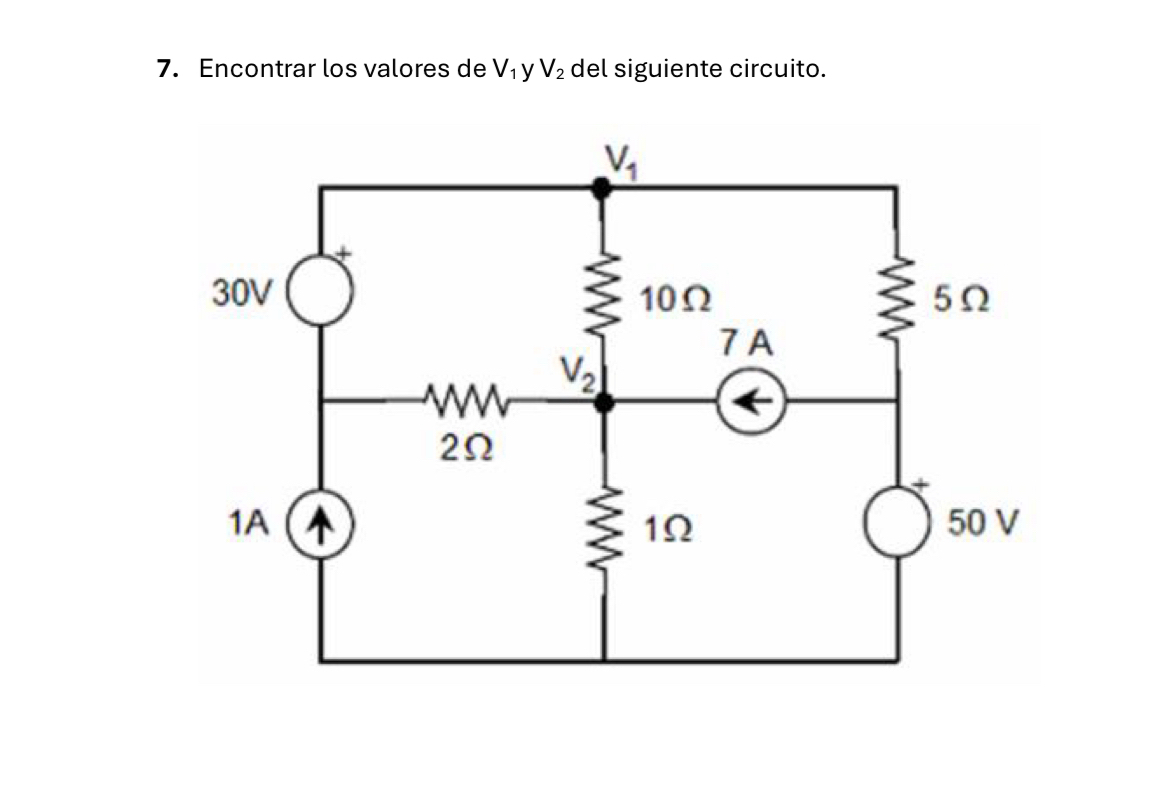 Encontrar los valores de V1 ﻿y V2 ﻿del siguiente | Chegg.com