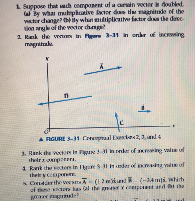 Solved 1. Suppose that each component of a certain vector is | Chegg.com