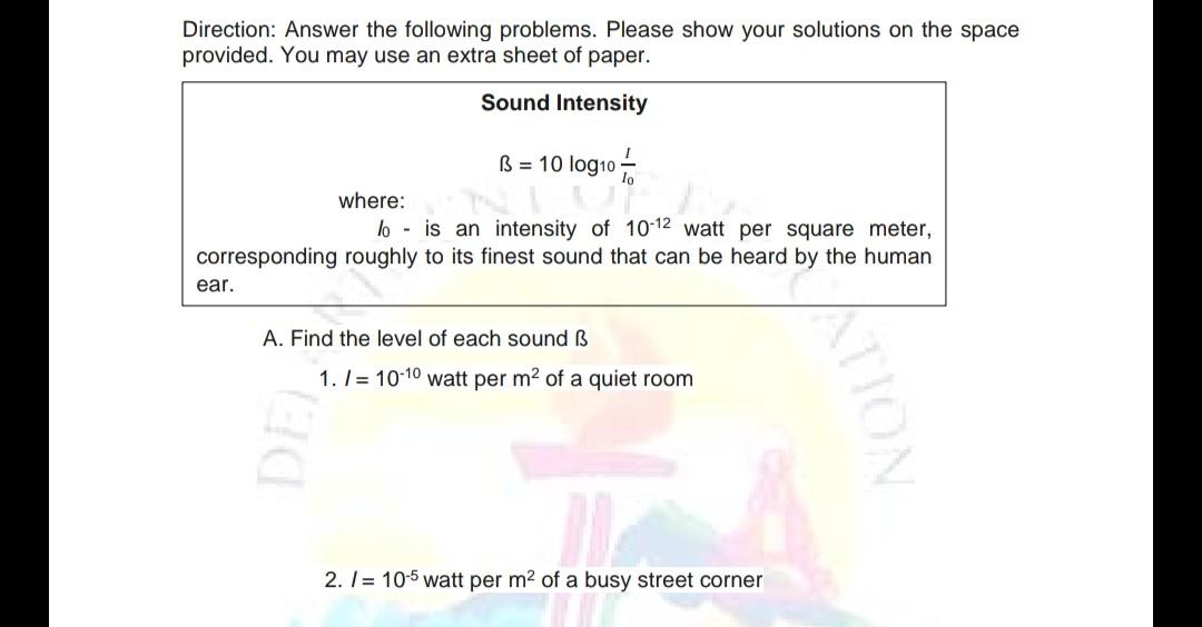 Solved Direction Answer The Following Problems Please Show