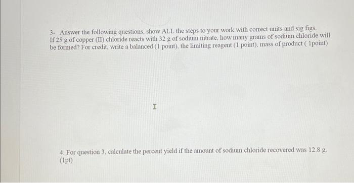 Solved 3. Answer the following questions, show ALL the steps | Chegg.com
