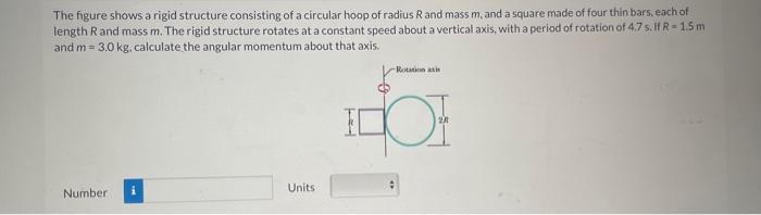 Solved The figure shows a rigid structure consisting of a | Chegg.com
