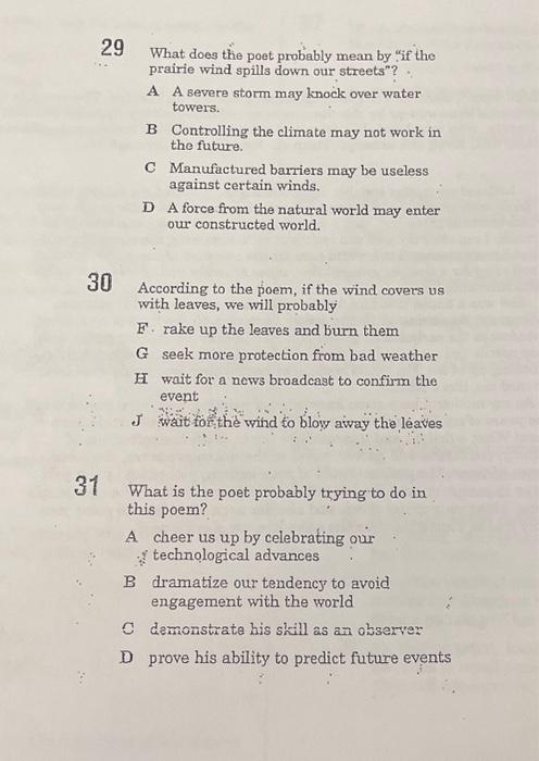 Here is a poem by Dan Jaffe. Read the poem. Then do | Chegg.com