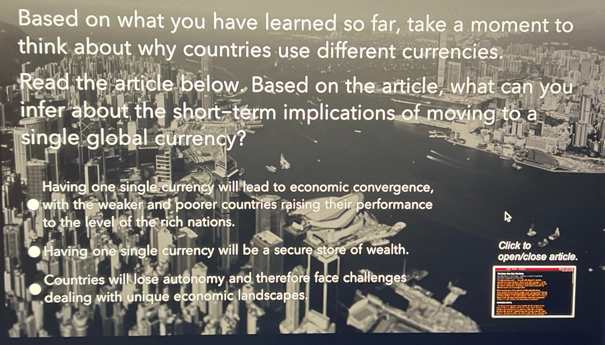 Solved Based on what you have learned so far, take a moment | Chegg.com