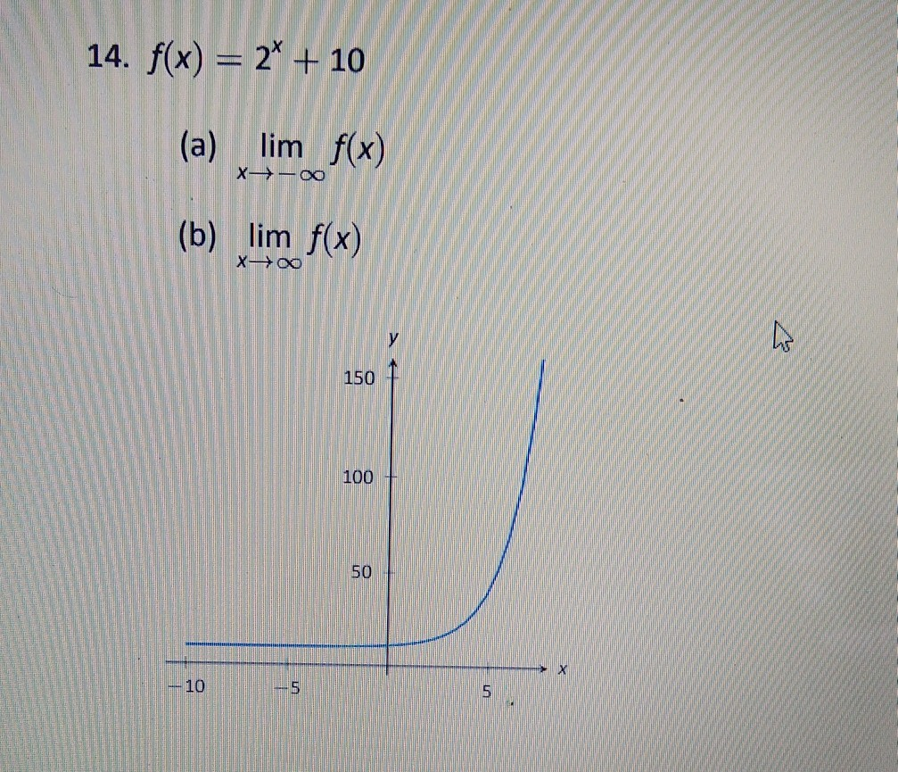 Solved In Exercises 9-14, evaluate the given limits using | Chegg.com