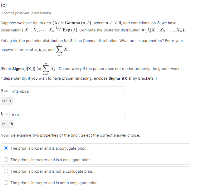 Solved Keep the observation model from the previous part, | Chegg.com