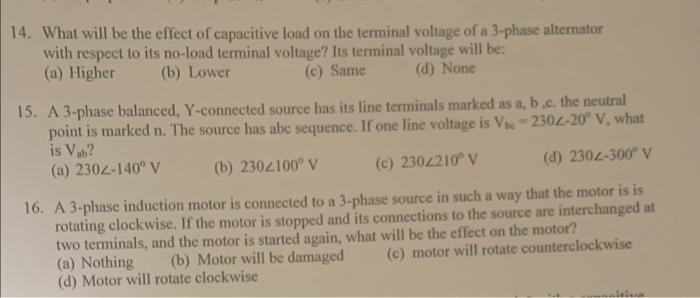 Solved 4. What will be the effect of capacitive load on the | Chegg.com