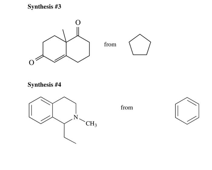 Solved Synthesis #3 from Synthesis #4 from | Chegg.com