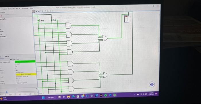 Solved Question 6 50 Pt Extend From The Logisim 