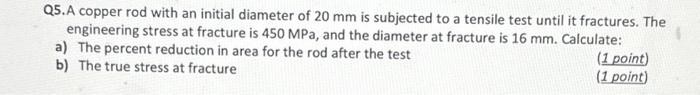 Solved Q4. A steel tensile specimen with an original length | Chegg.com
