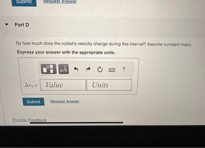 Solved At time t=0 a 2350 kg rocket in outer space fires an | Chegg.com