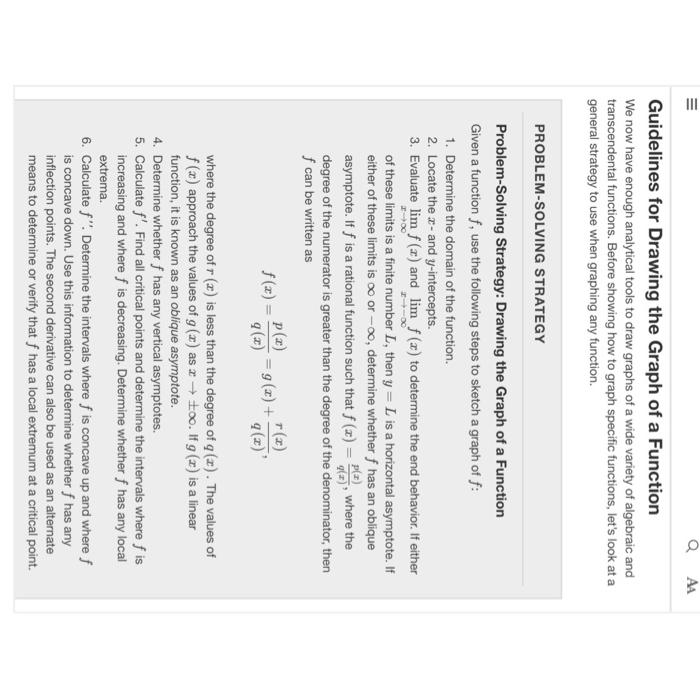 Solved Use the Problem-Solving Strategy: Drawing the Graph | Chegg.com