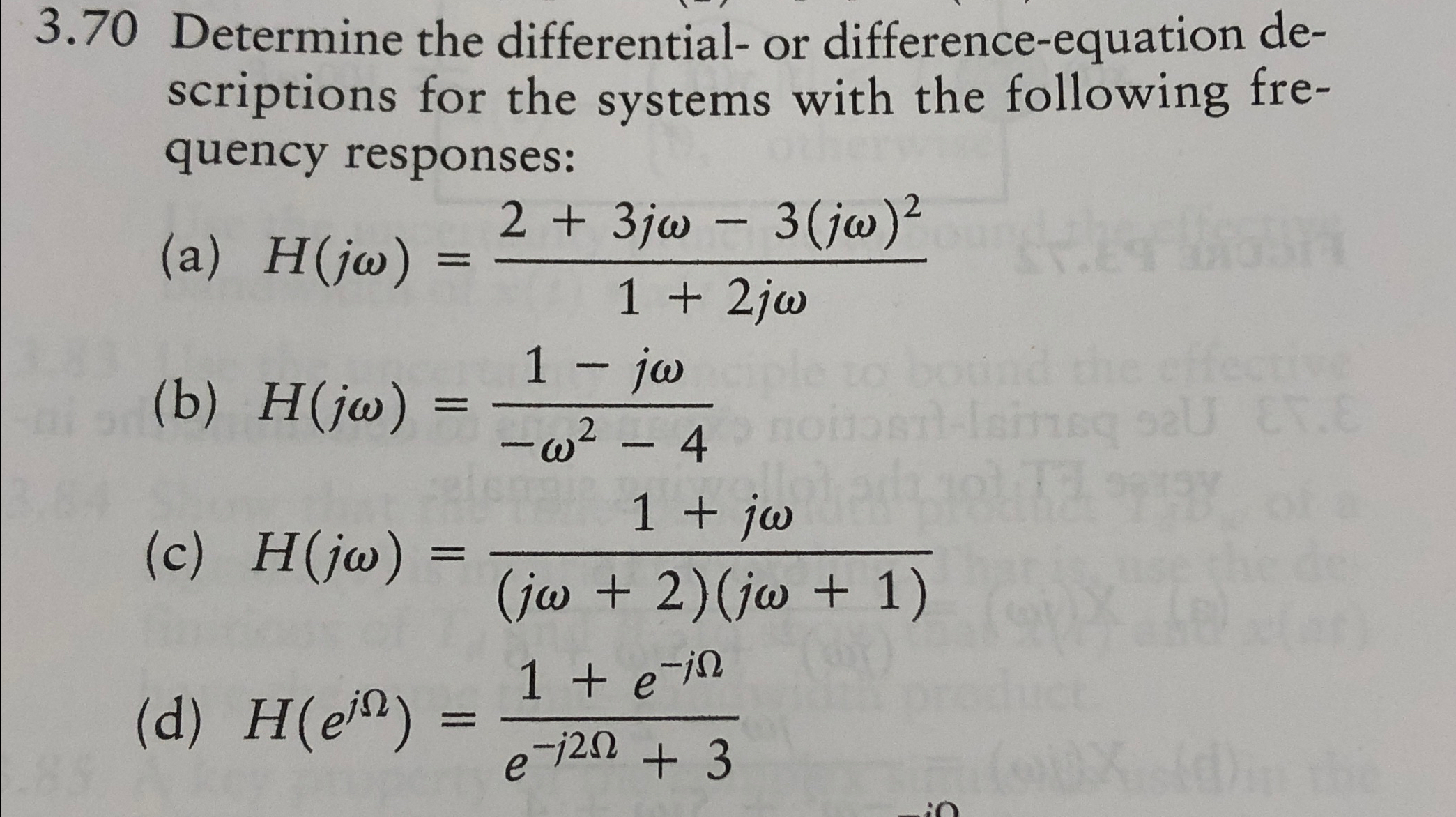 Solved 3.70 ﻿Determine the differential- ﻿or | Chegg.com