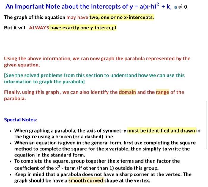 Solved 1.1a) use the completing the square method.1b)follow | Chegg.com