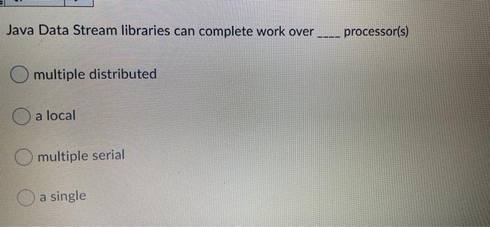 Solved Use ______ method of InputStream class to read a | Chegg.com